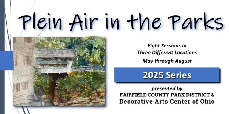 Plein Air in the Parks 2025 Series (Multiple Locations) – Fairfield County Park District